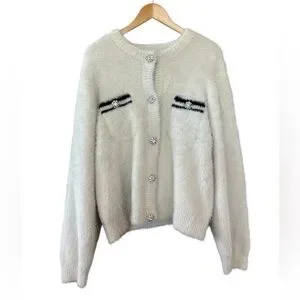 J. Crew | Sweaters | J Crew Sweater Lady Jacket In Brushed Yarn | Poshmark